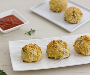 Easy Baked Arancini - Oh My Veggies