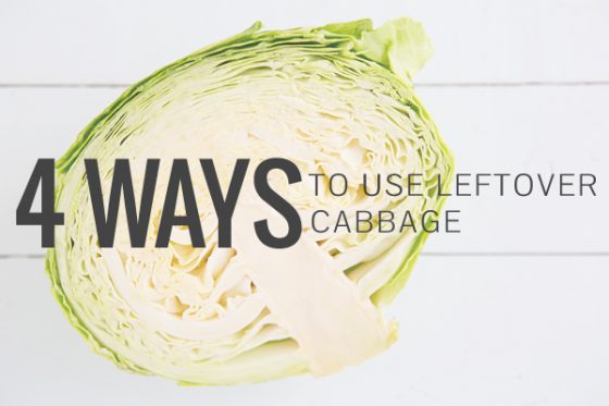 4 Ways to Use Leftover Cabbage | Oh My Veggies