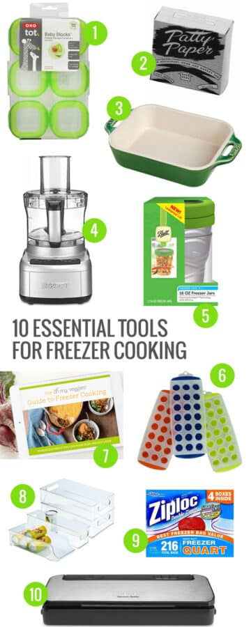 10 Essential Tools for Freezer Cooking - Oh My Veggies