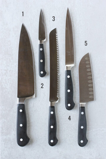 A Guide to Knives and Cutting | Oh My Veggies