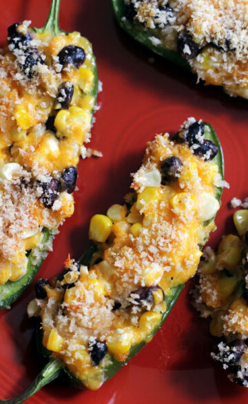 Vegetarian Jalapeno Poppers - Fully Loaded! - Oh My Veggies