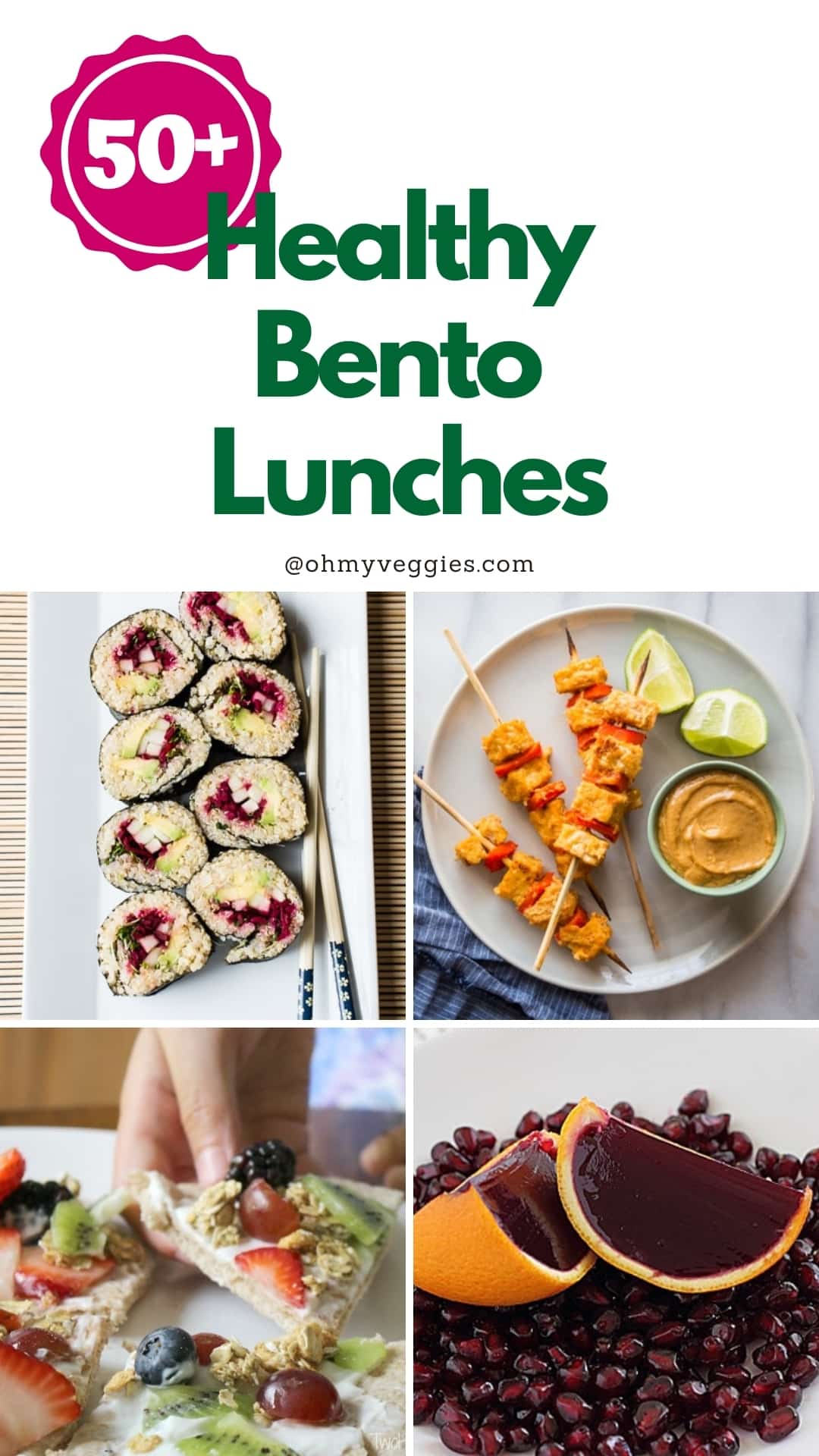 50+ Ideas for Healthy Bento Lunches - Oh My Veggies