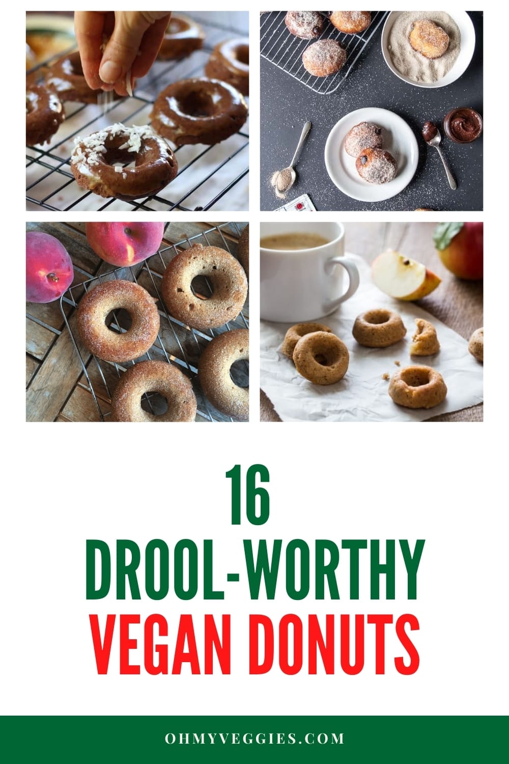 16 Drool-Worthy Vegan Donut Recipes | Oh My Veggies