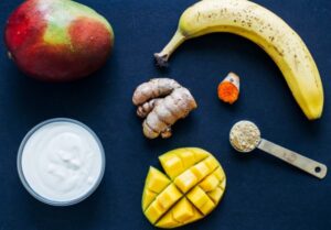 Mango Turmeric Smoothie From OhMyVeggies.com