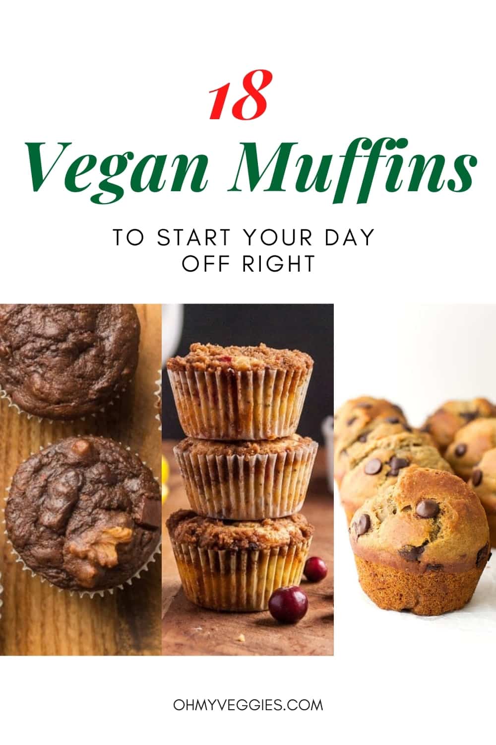 18 Vegan Muffins To Start Your Day Off Right | Oh My Veggies