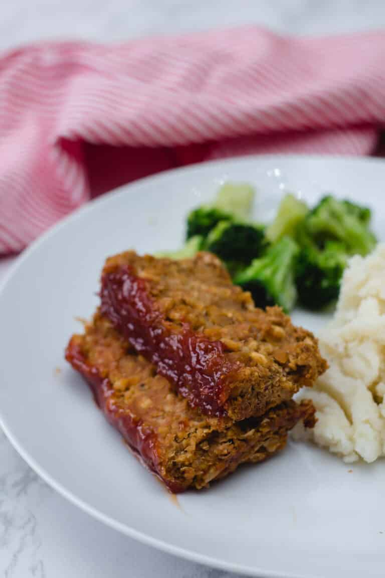 Beans and Walnuts Vegan Meatloaf | Oh My Veggies