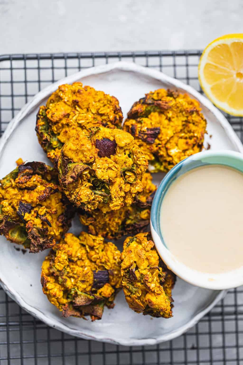 Savoury Oat And Tofu Vegan Egg Muffins - Oh My Veggies