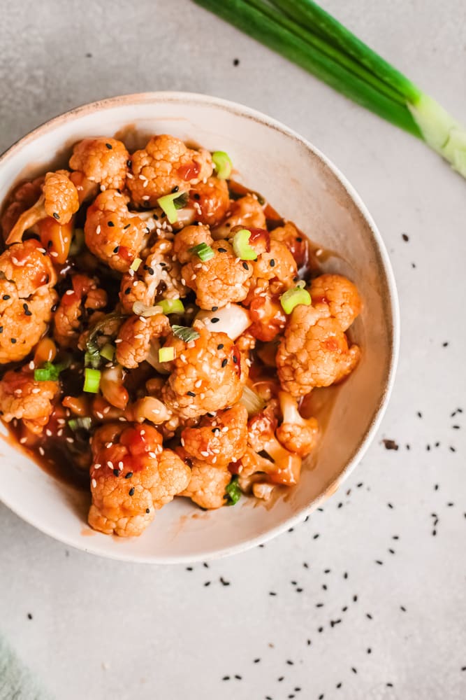 Sticky Sesame Cauliflower | Korean Inspired | Oh My Veggies