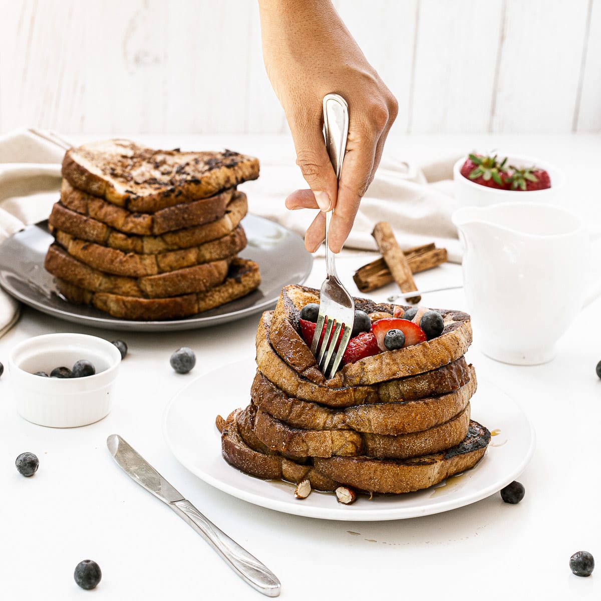 Vegan French Toast | Ready in 15 Minutes! | Oh My Veggies