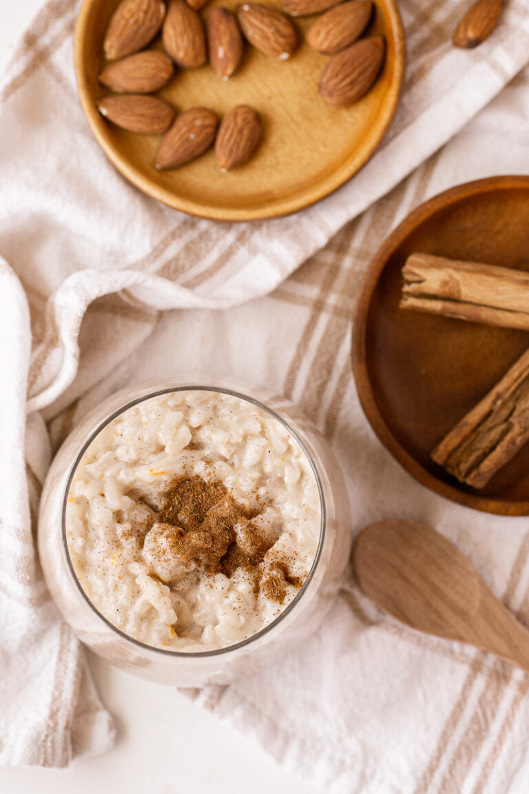 Vegan Rice Pudding | Easy Dessert | Oh My Veggies