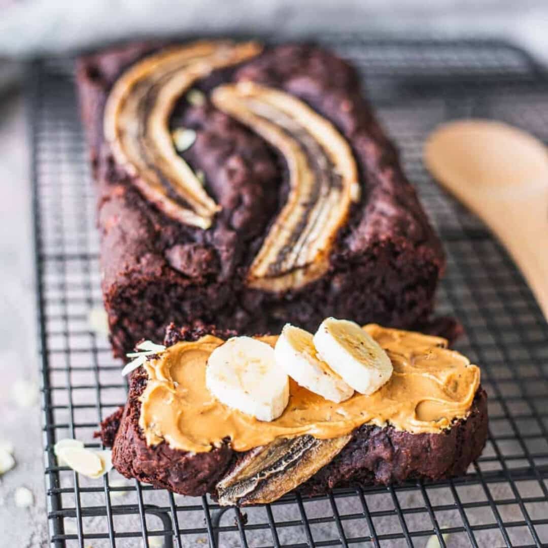 Vegan Chocolate Banana Bread Oh My Veggies