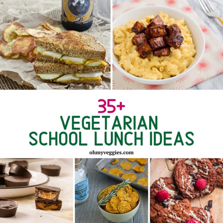 35+ Vegetarian School Lunch Ideas - Oh My Veggies