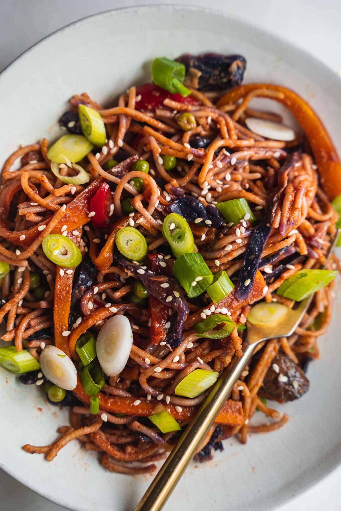 Easy Vegetable Spaghetti - Oh My Veggies