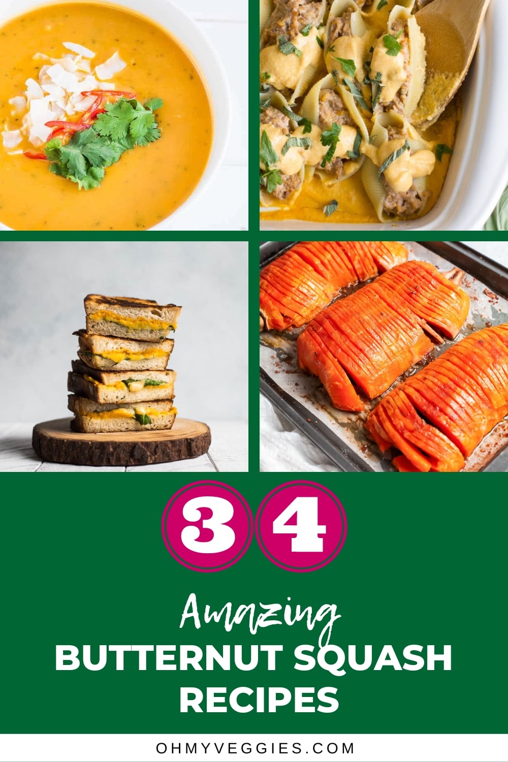 34 Amazing Butternut Squash Recipes - Oh My Veggies