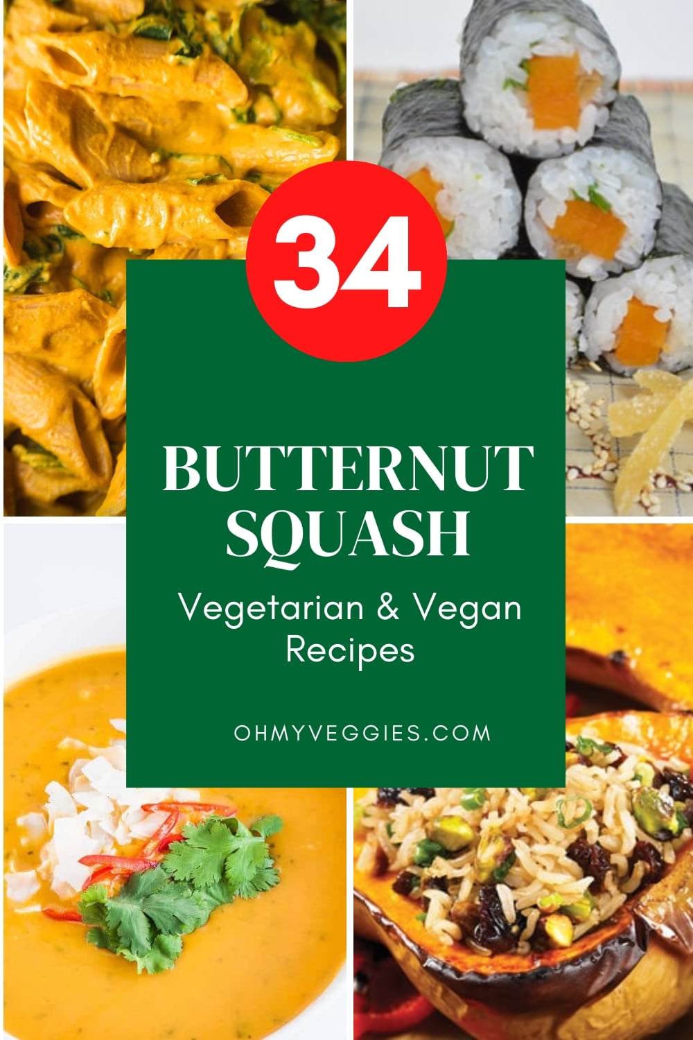34 Amazing Butternut Squash Recipes - Oh My Veggies