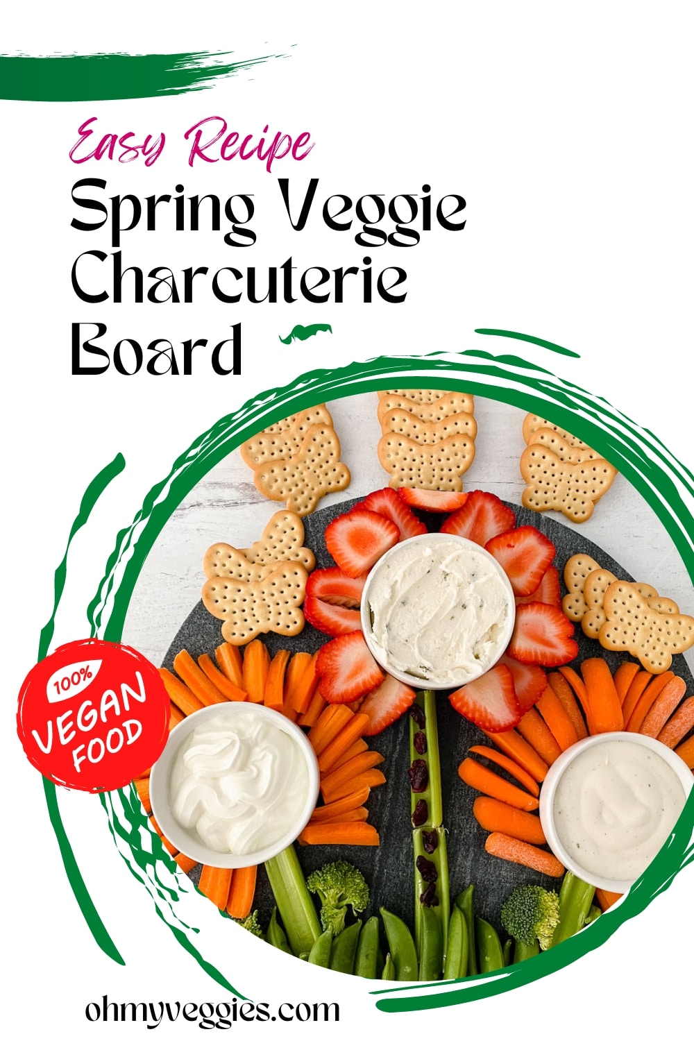 Spring Veggie Board - Oh My Veggies!