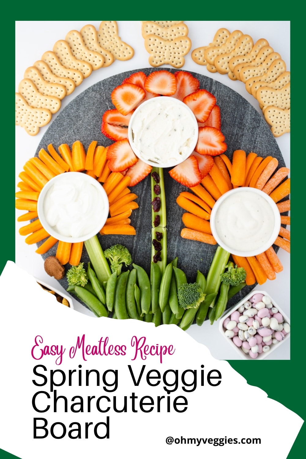 Spring Veggie Board - Oh My Veggies!