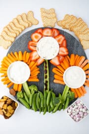 Spring Veggie Board - Oh My Veggies!