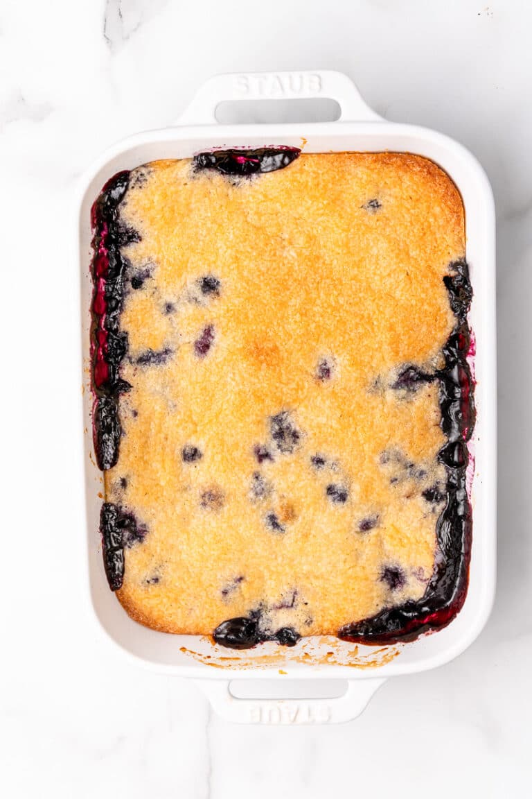 Vegan Blueberry Cobbler - Oh My Veggies