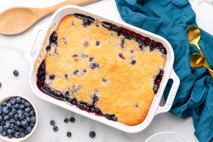 Vegan Blueberry Cobbler - Oh My Veggies