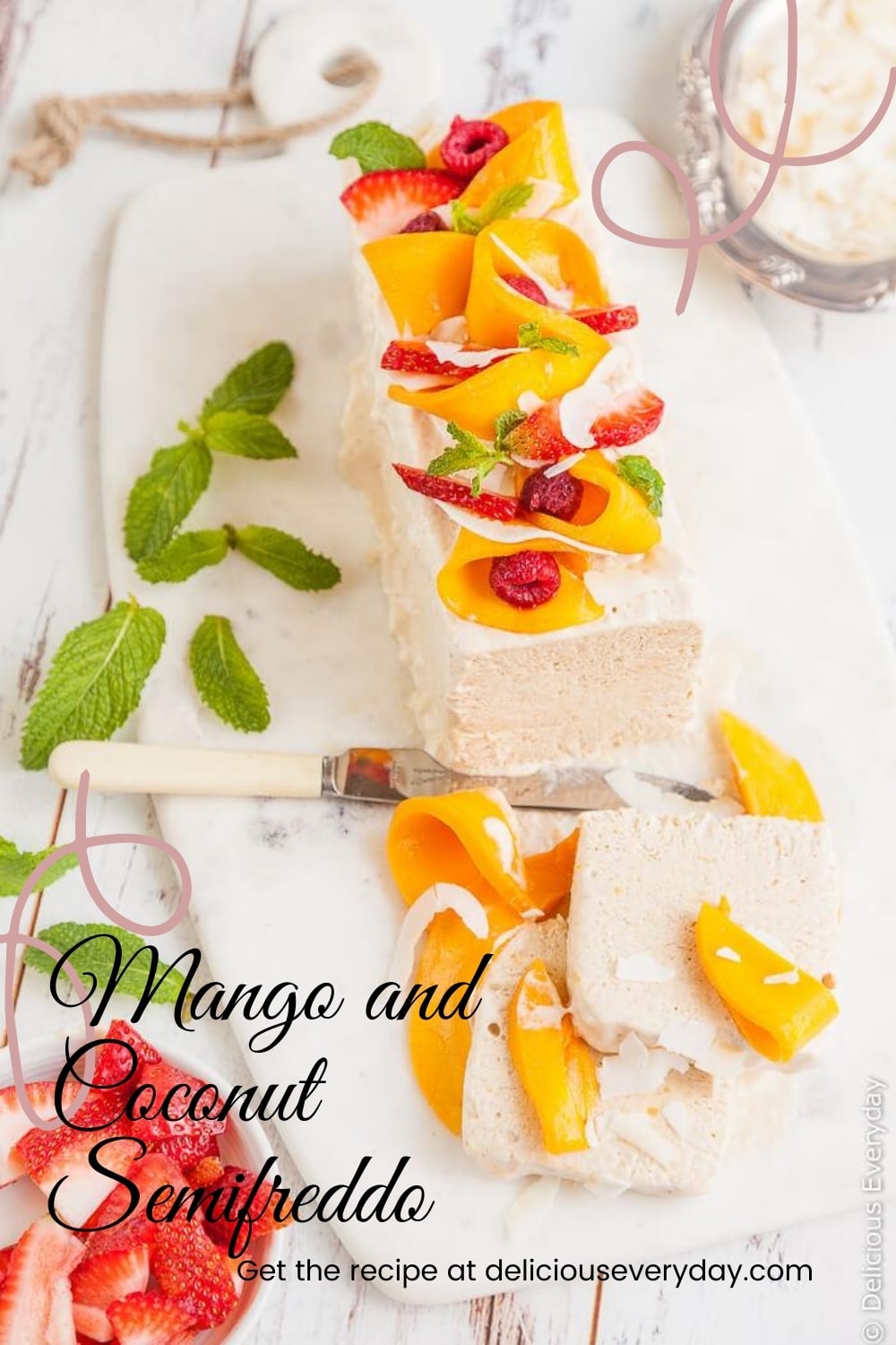 Mango and Coconut Semifreddo {dairy-free + refined sugar-free} - Oh My ...
