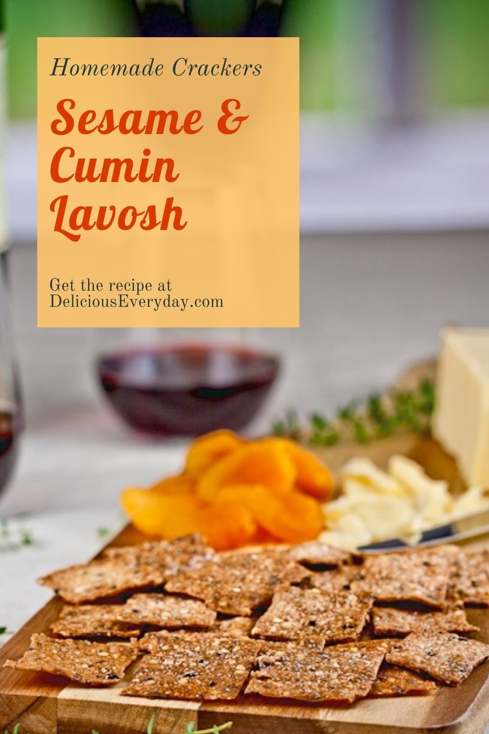 Sesame & Cumin Lavosh - Oh My Veggies