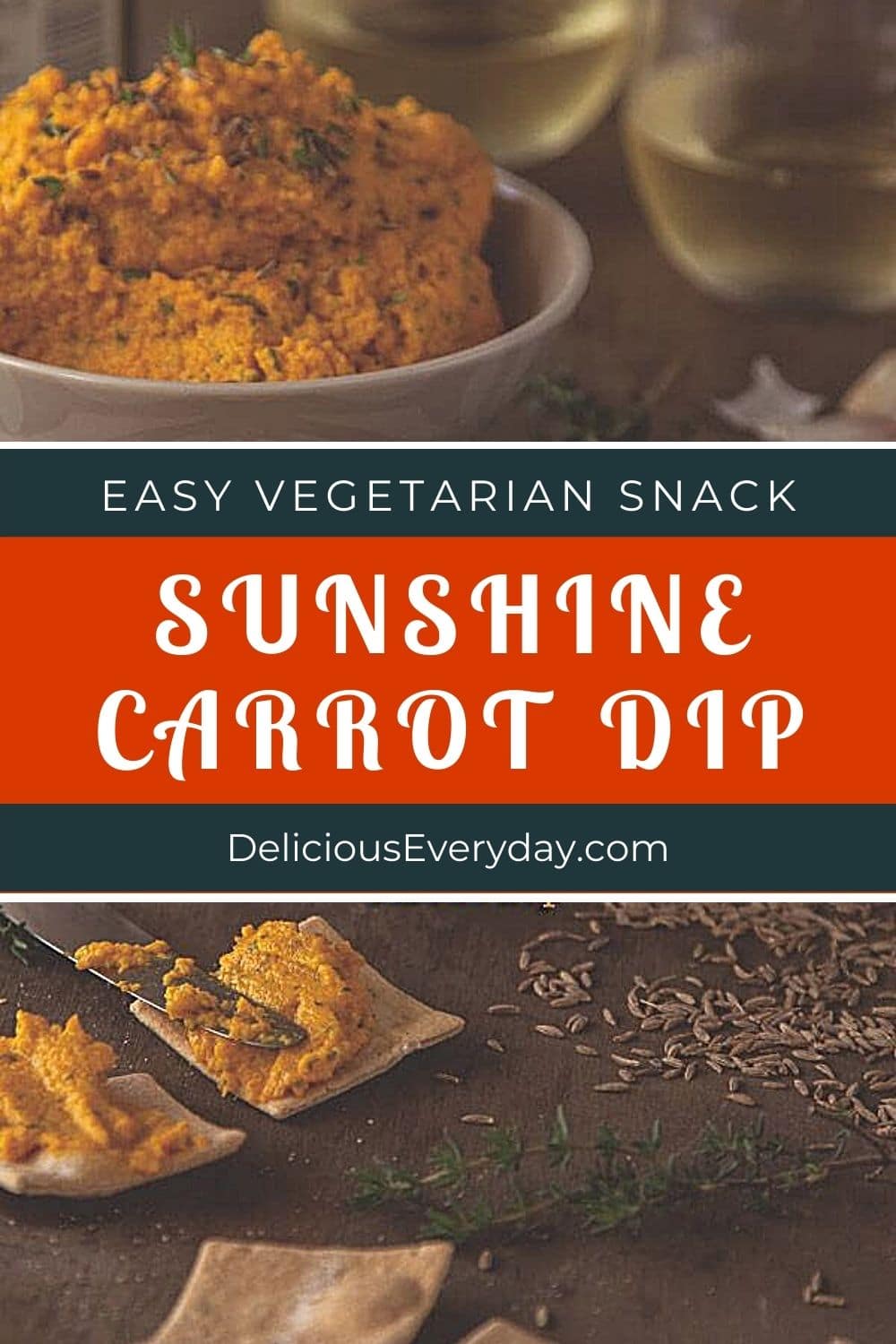 Sunshine Carrot Dip - Oh My Veggies