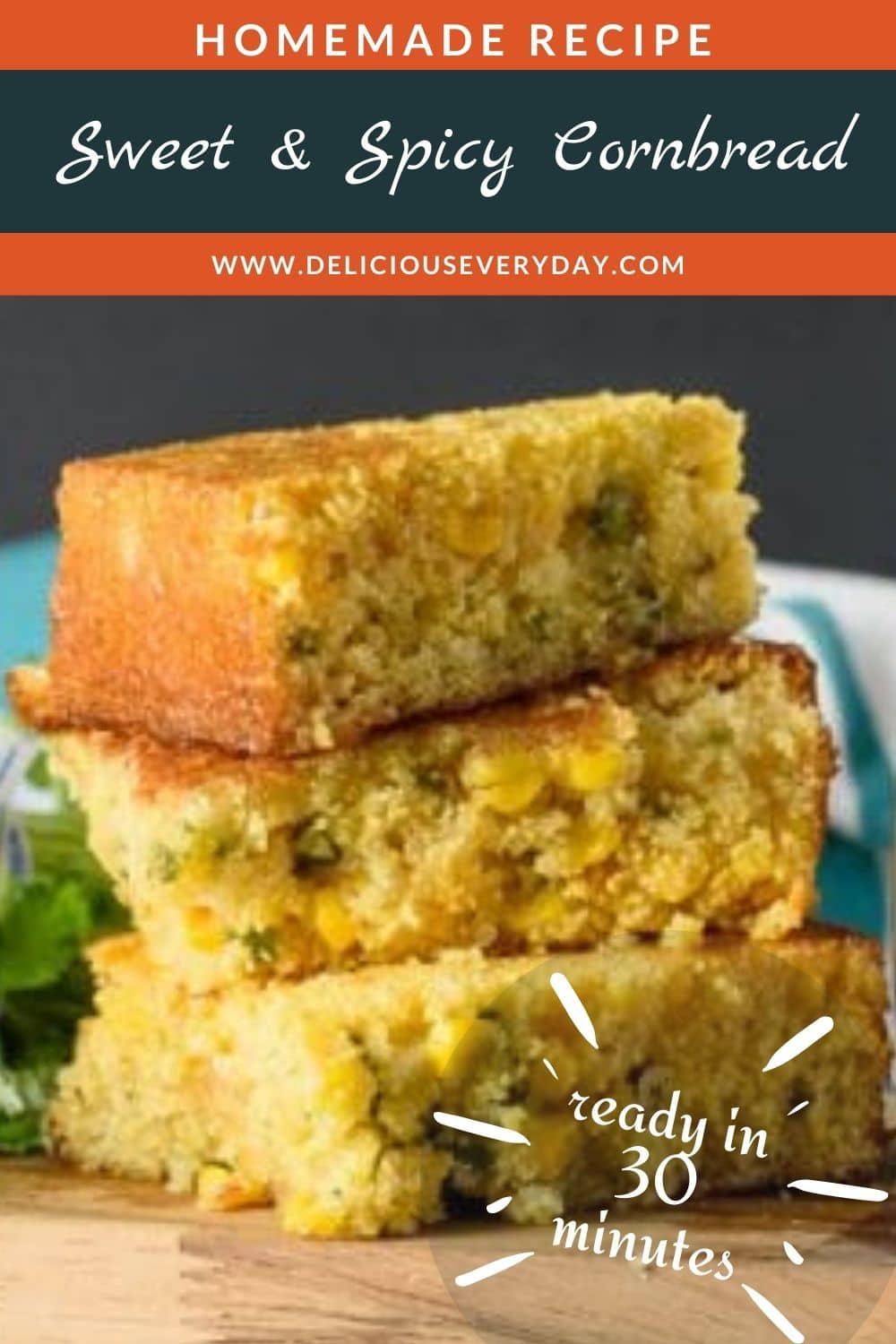 Sweet & Spicy Cornbread - Oh My Veggies