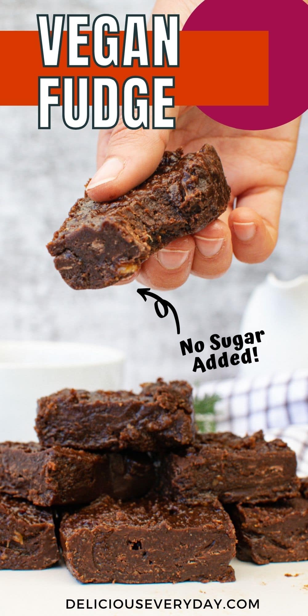 Easy Vegan Fudge (So Chocolatey!) - Oh My Veggies