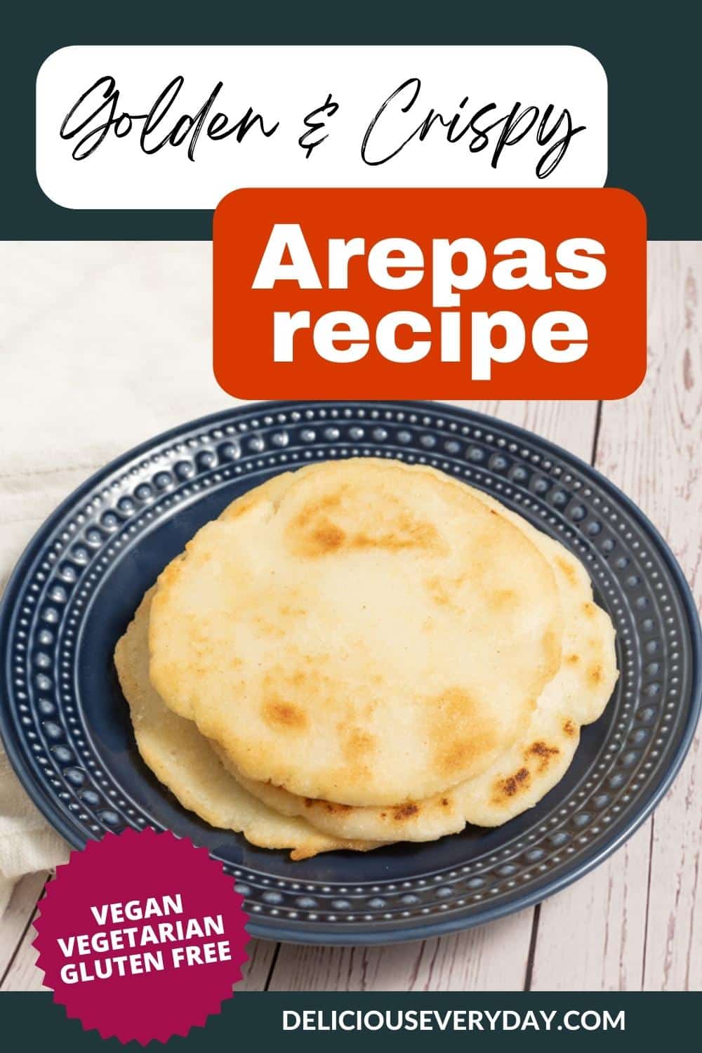How to Make Arepas (The easiest recipe!) - Oh My Veggies