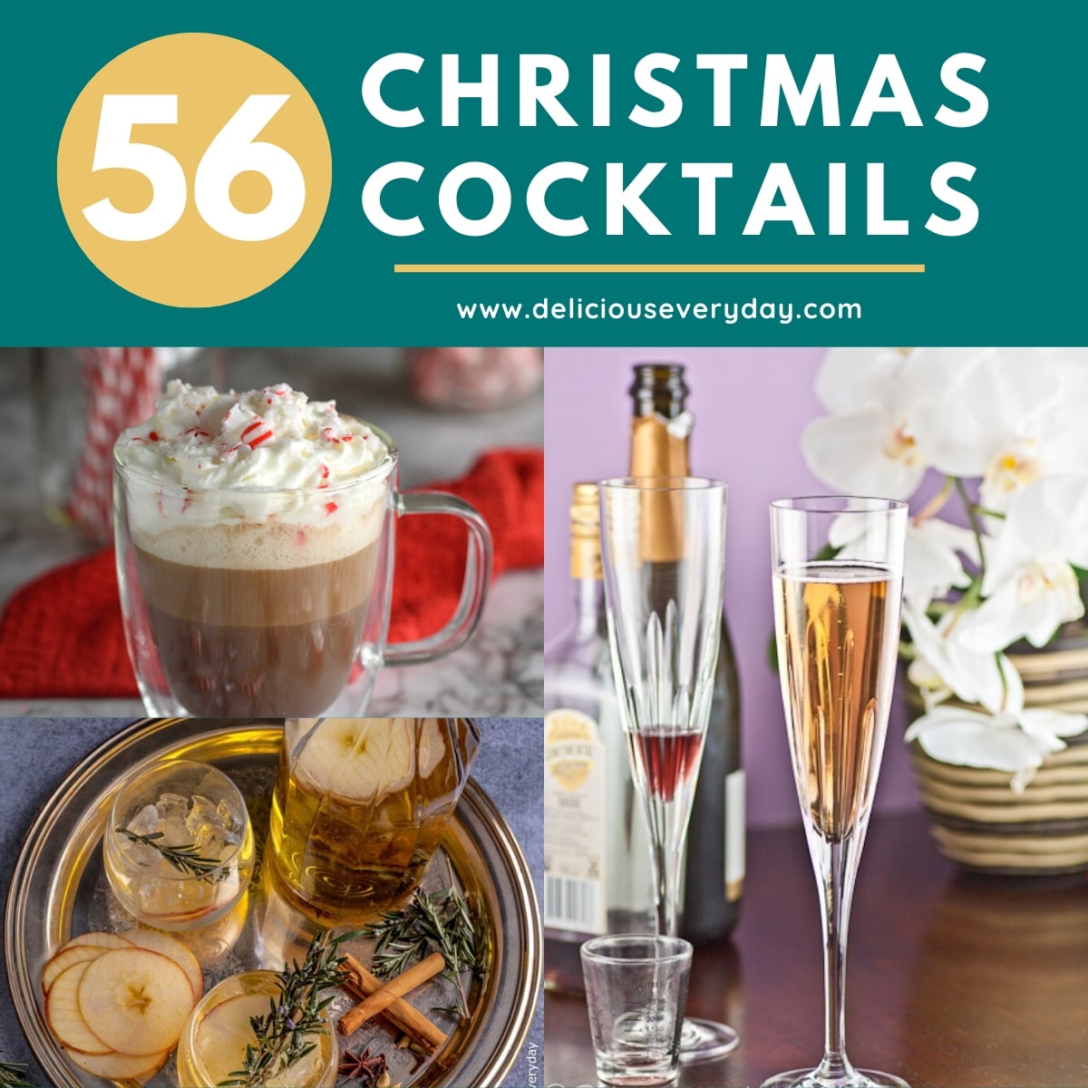 56 Christmas Cocktails for Your Next Holiday Party - Oh My Veggies