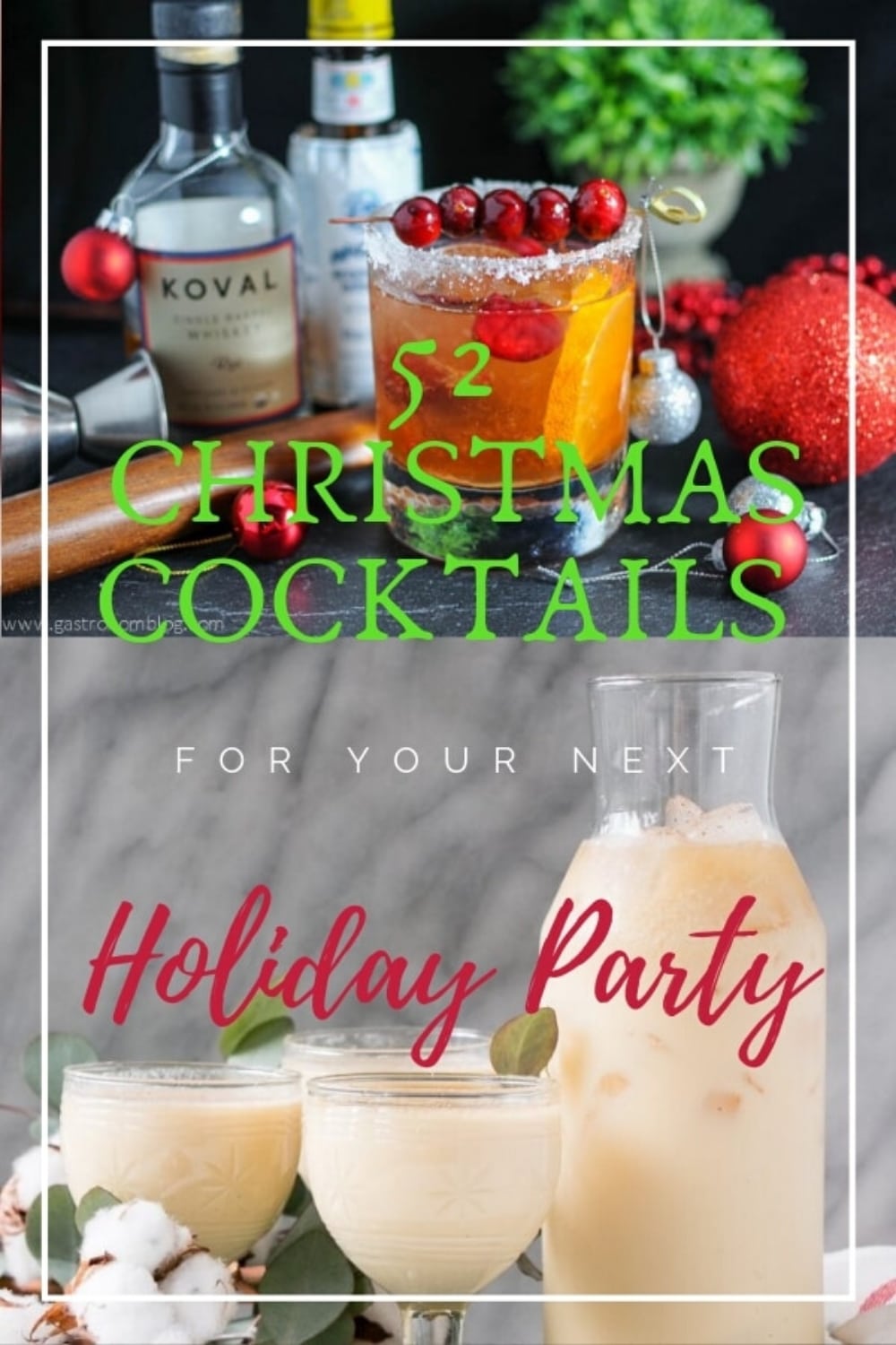 56 Christmas Cocktails for Your Next Holiday Party - Oh My Veggies