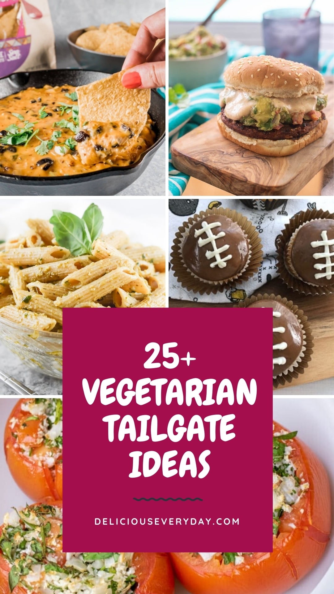 25+ Vegetarian Tailgate Ideas - Oh My Veggies