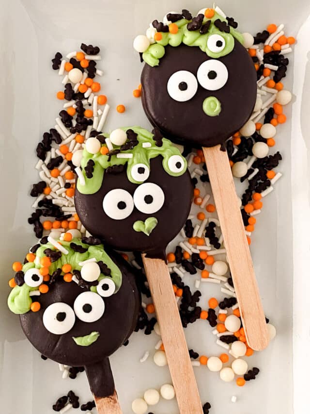 Halloween Oreo Pops - Oh My Veggies