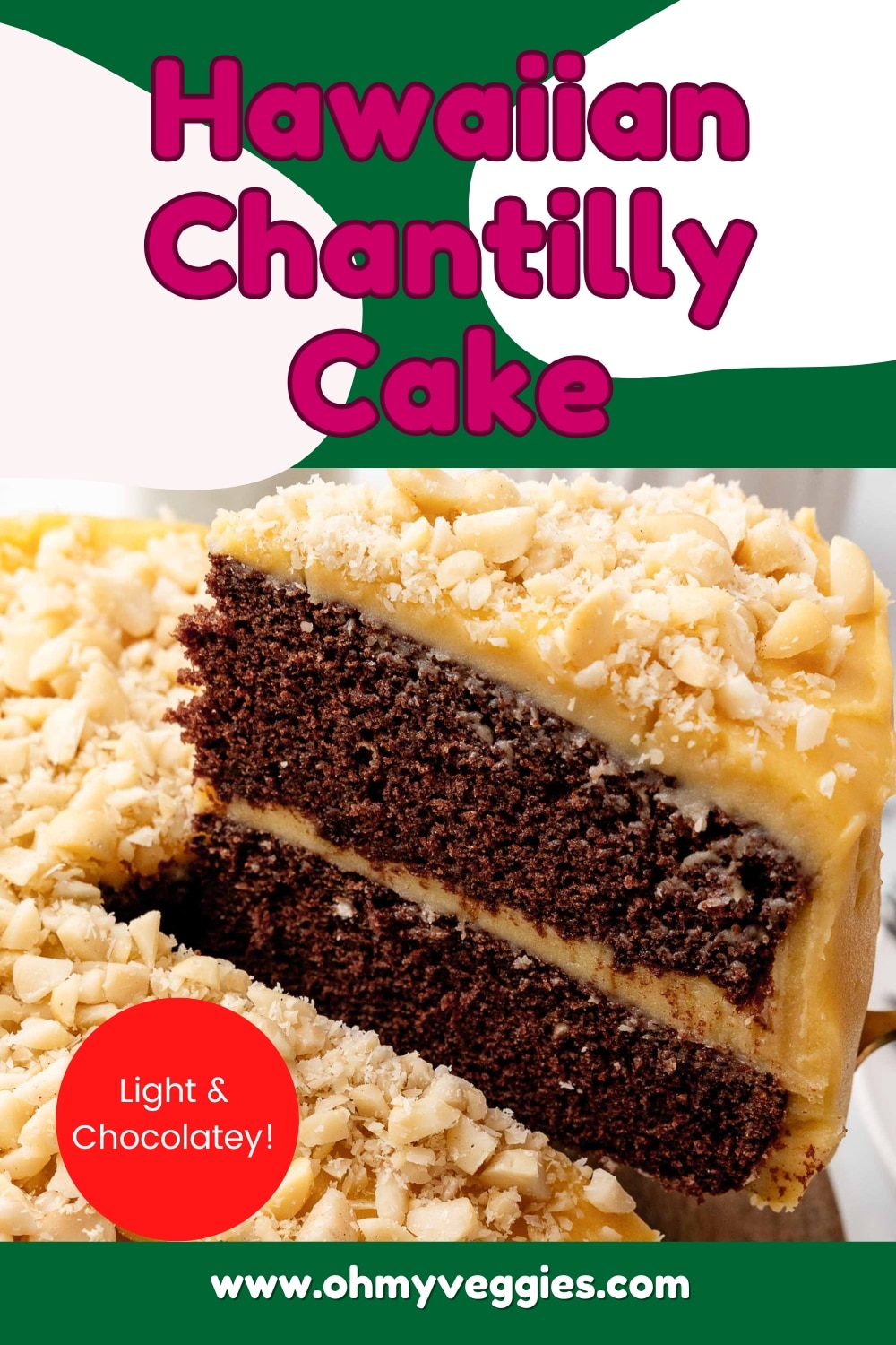 Hawaiian Chantilly Cake - Oh My Veggies