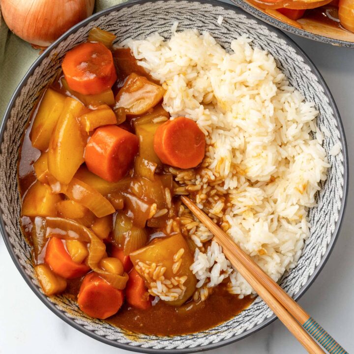 Vegan Japanese Curry - Oh My Veggies